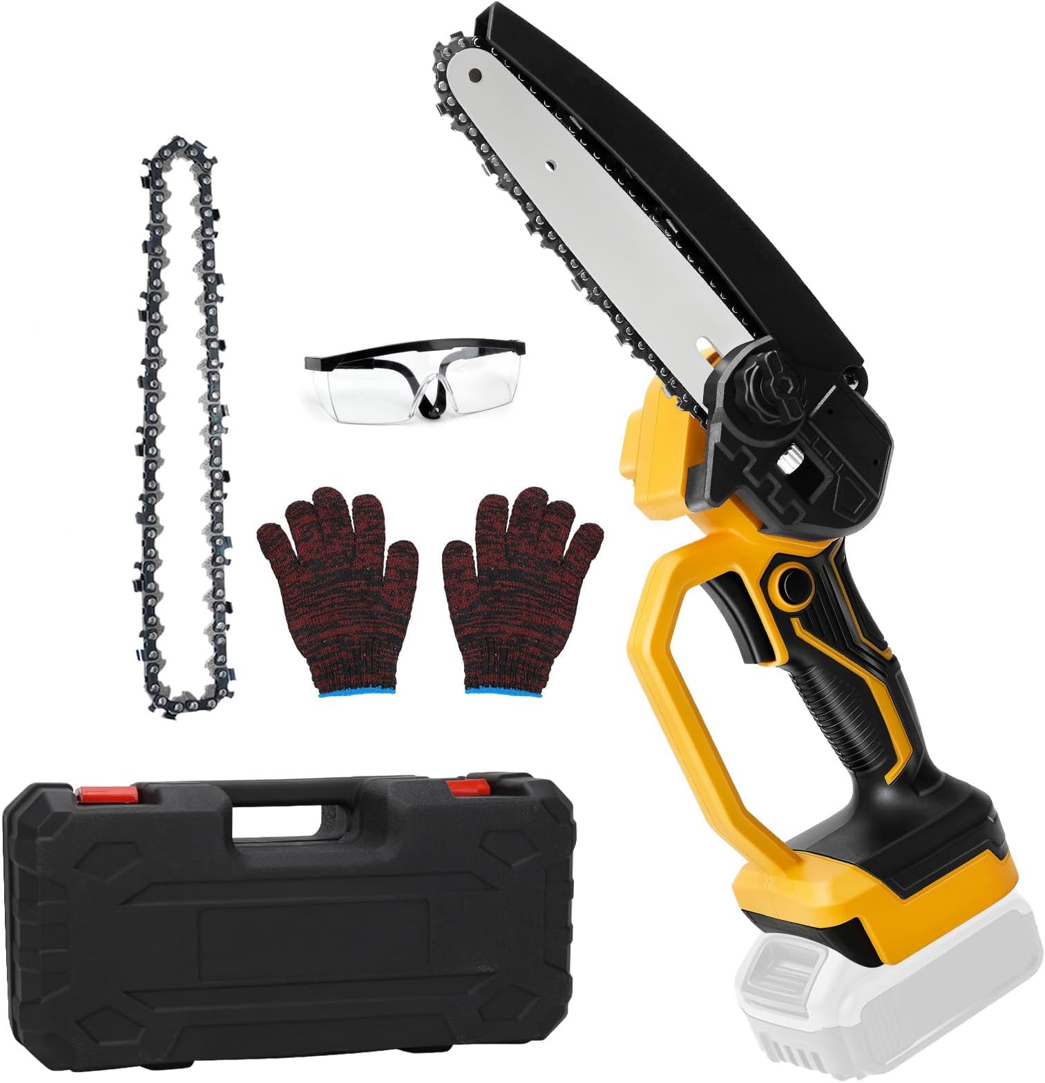 Mini Chainsaw for Dewalt 20V MAX Battery, Auto-Oiler, 8-Inch and 6-Inch ...