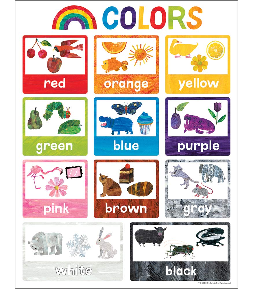 World of Eric Carle Colors Chart | Amazon.com.br