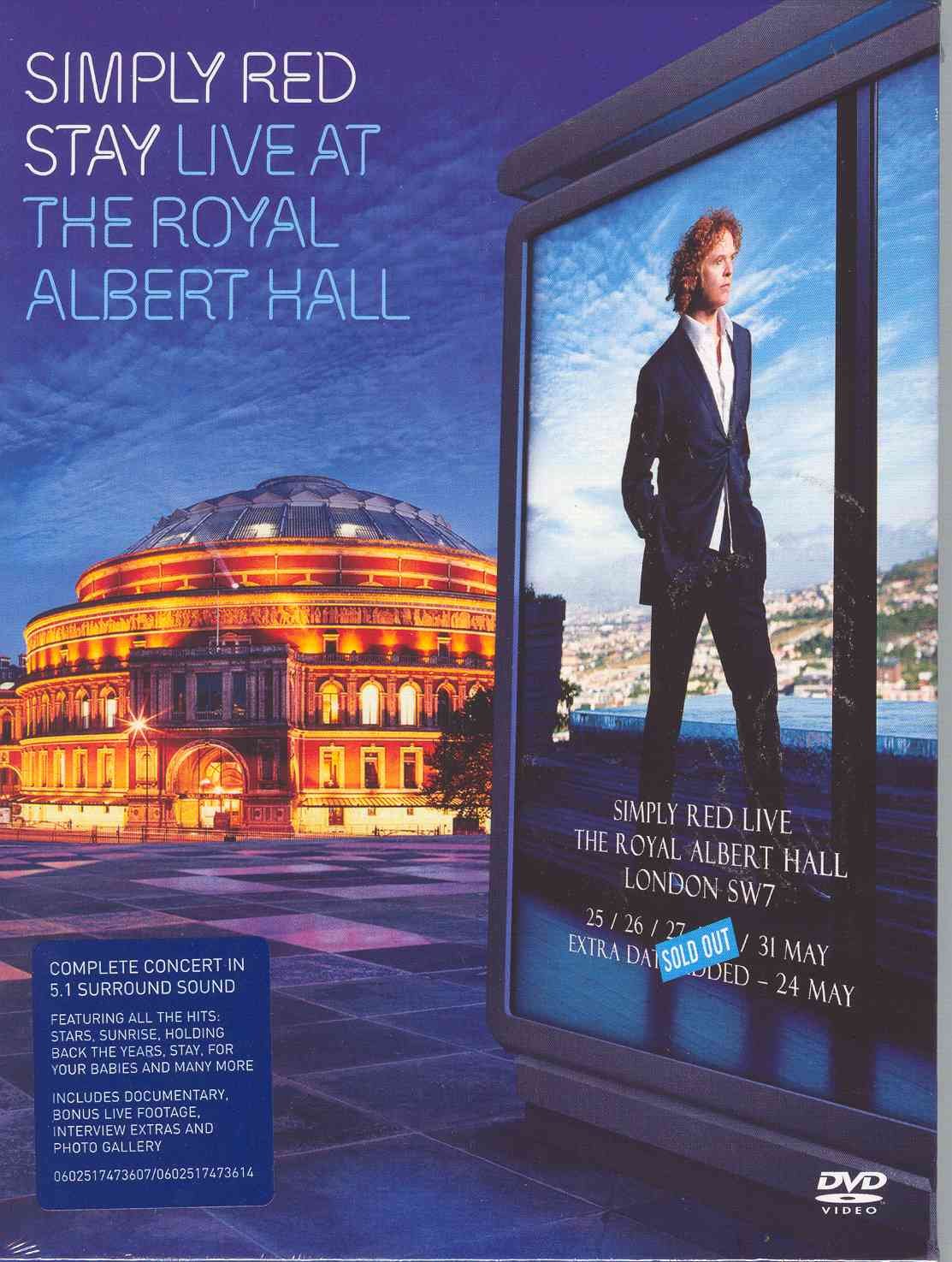 Amazon.com: Simply Red: Stay - Live at the Royal Albert Hall : Simply ...