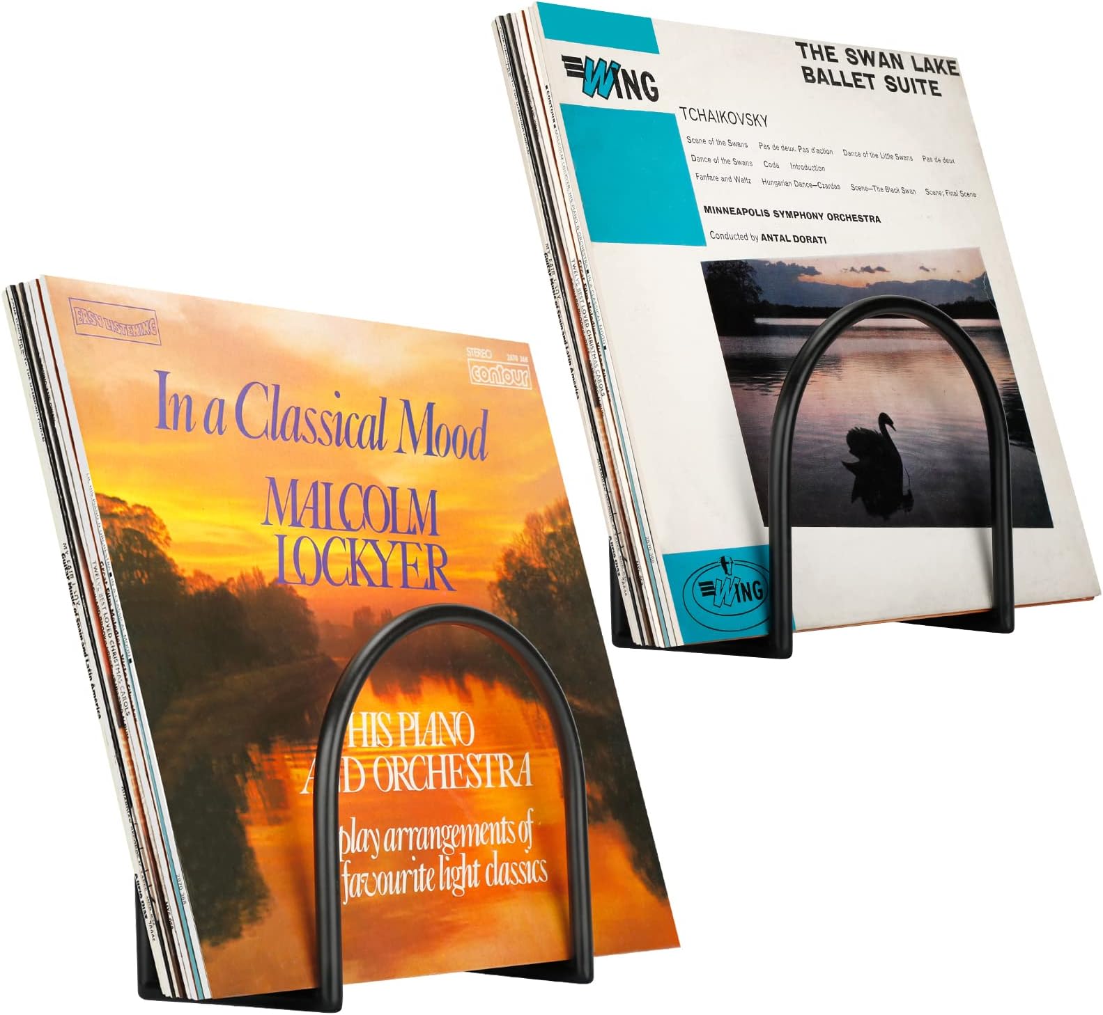 Amazon.com: MyGift Modern Copper Tone Metal Wire Wall Mounted Vinyl ...