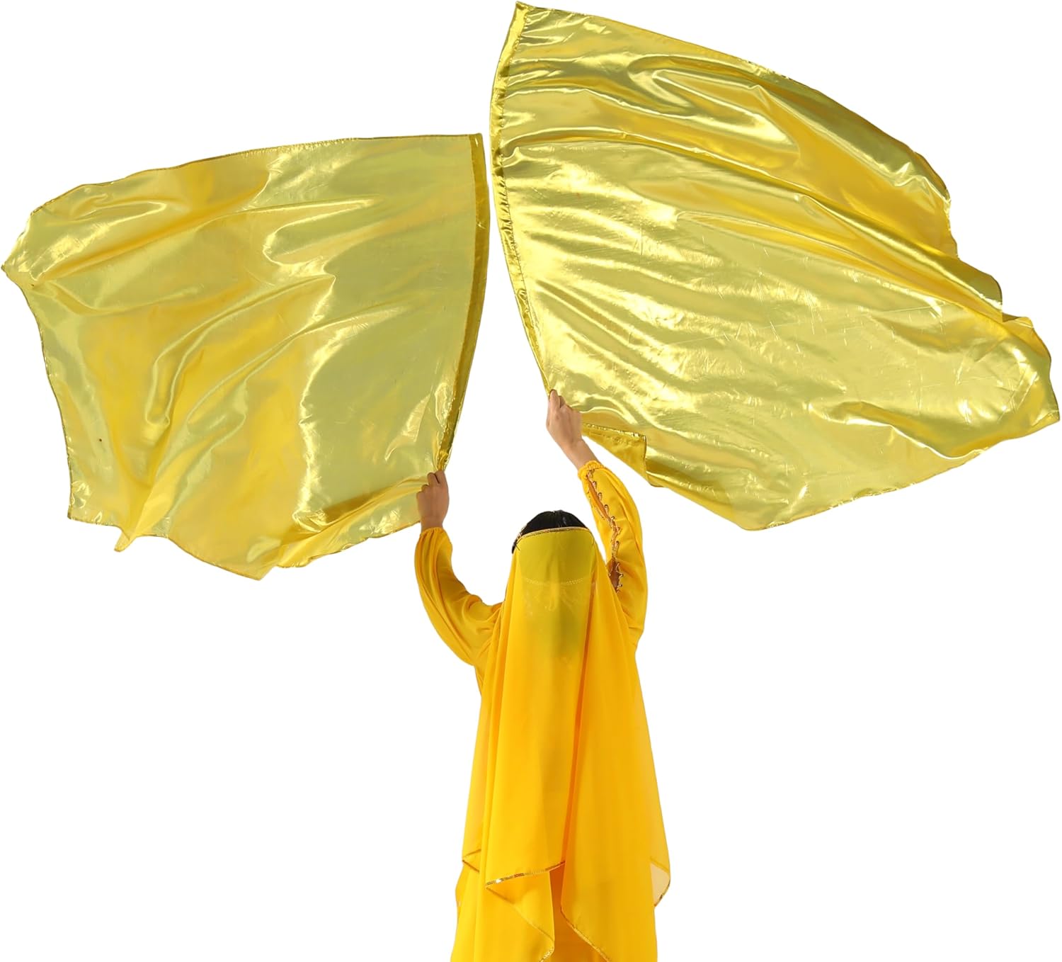 Amazon.com : MUNAFIE Worship Flags with Flex Rods Angel Wing Dance ...