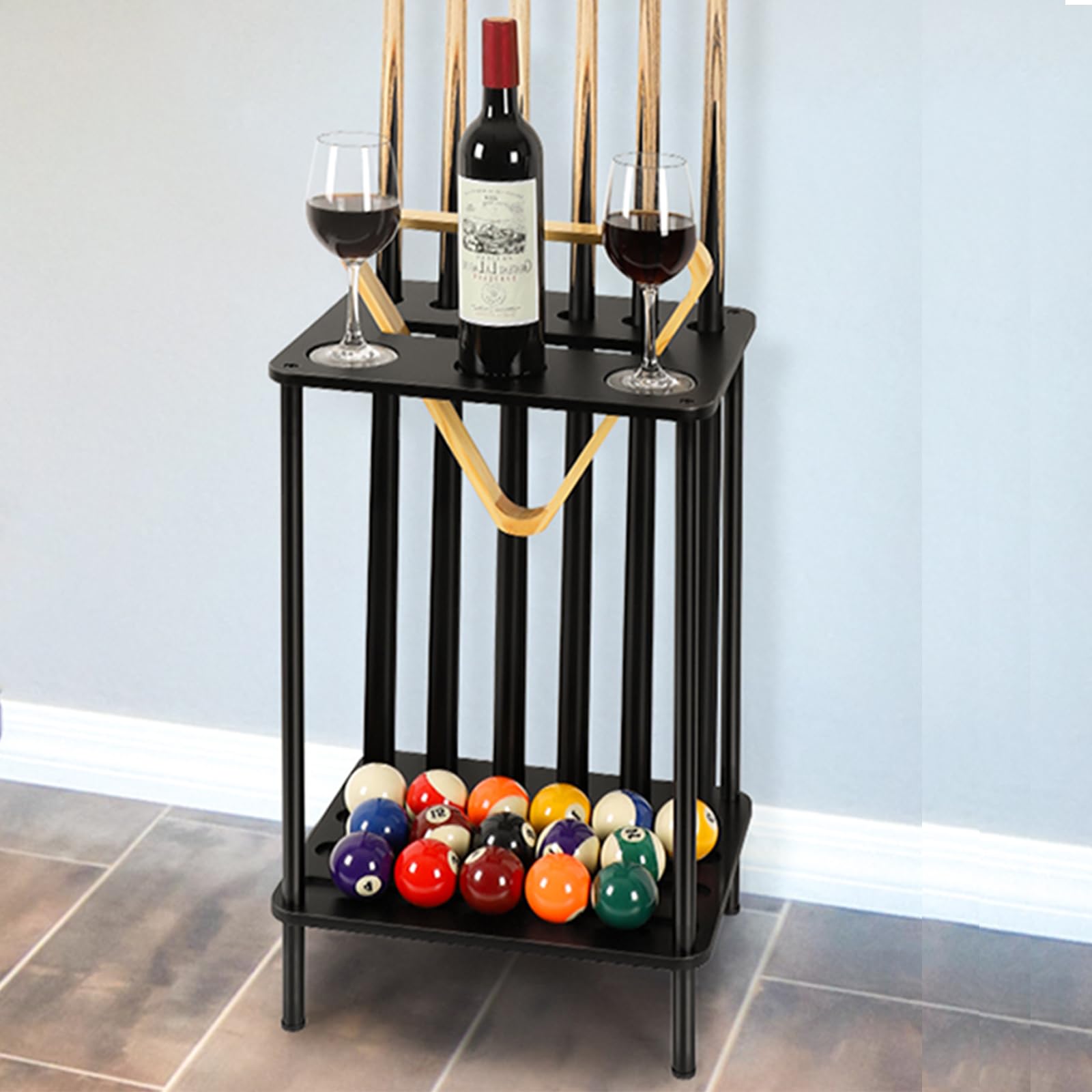 Amazon.com: Vrisa Pool Stick Holder Pool Table Accessories Pool Cue ...