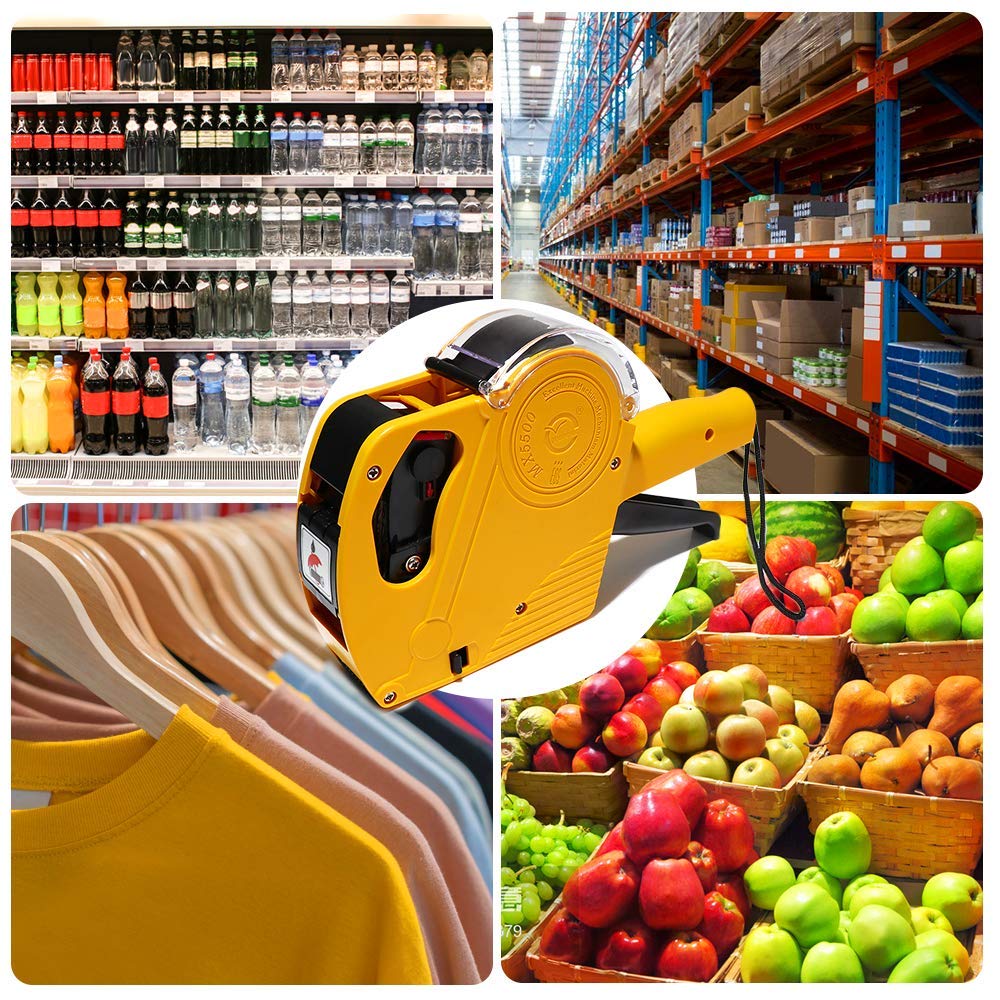 Buy MX-5500 8 Digits Pricemaker Price tag Gun, Label Maker Pricing Gun ...