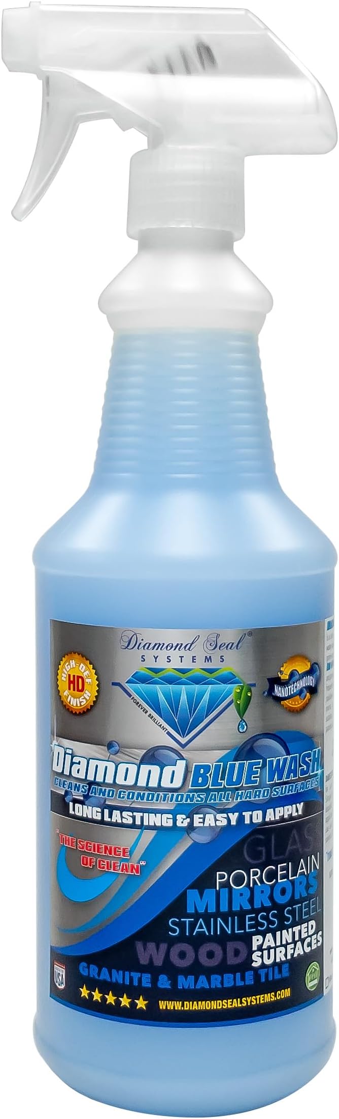 Amazon.com: Made in the USA. Diamond Blue Repellent Wash Multi Surface ...