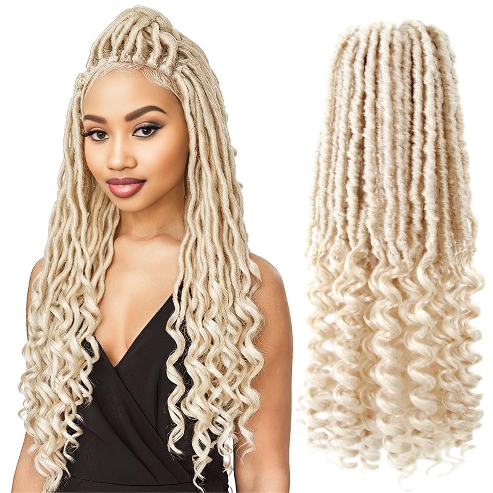 Amazon.com: KAVSORAPI Goddess Locs Crochet Hair 18 Inch Soft Locs with ...