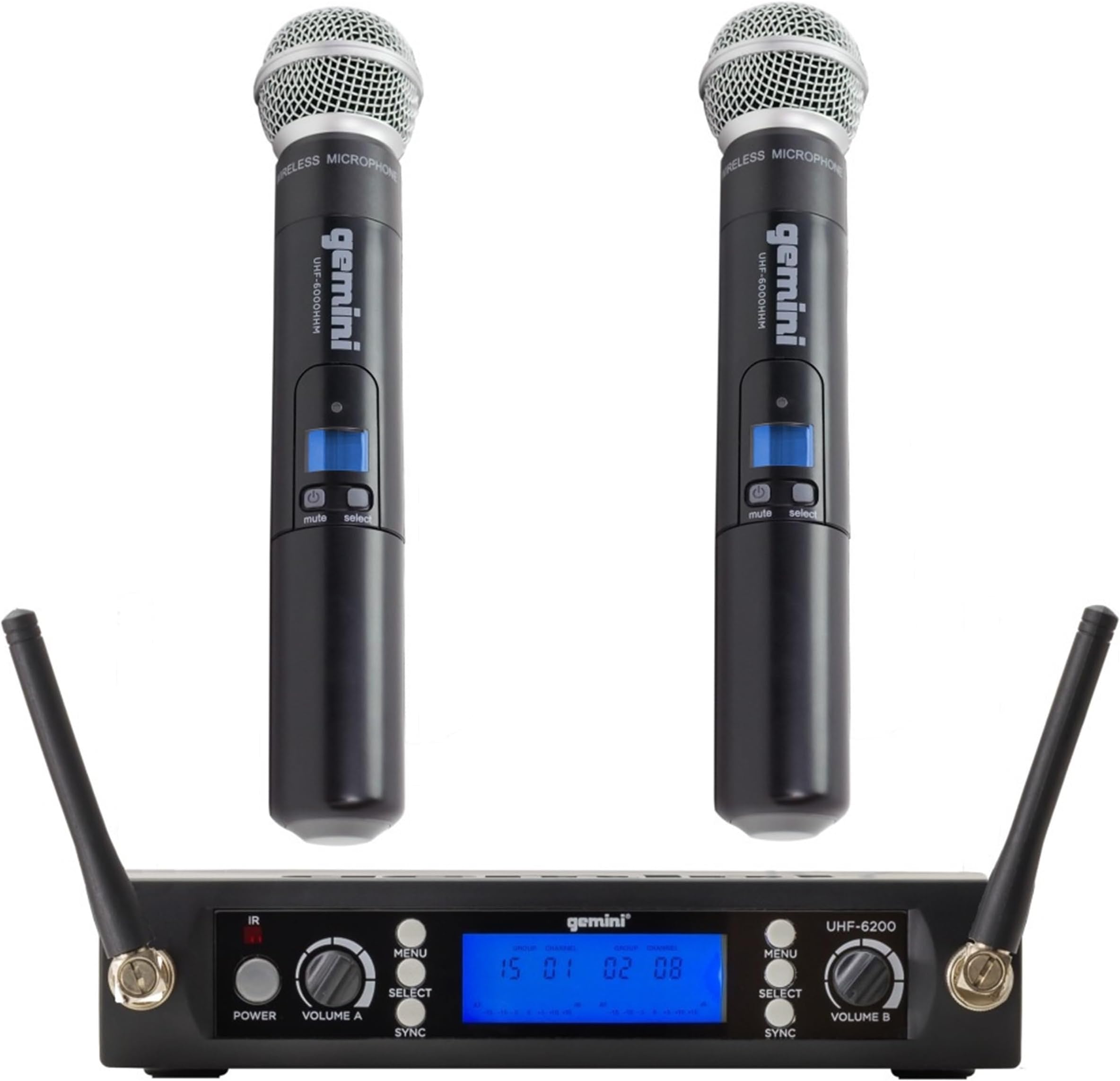 Amazon.com: Gemini Sound Pro Dual Wireless Microphone System ...