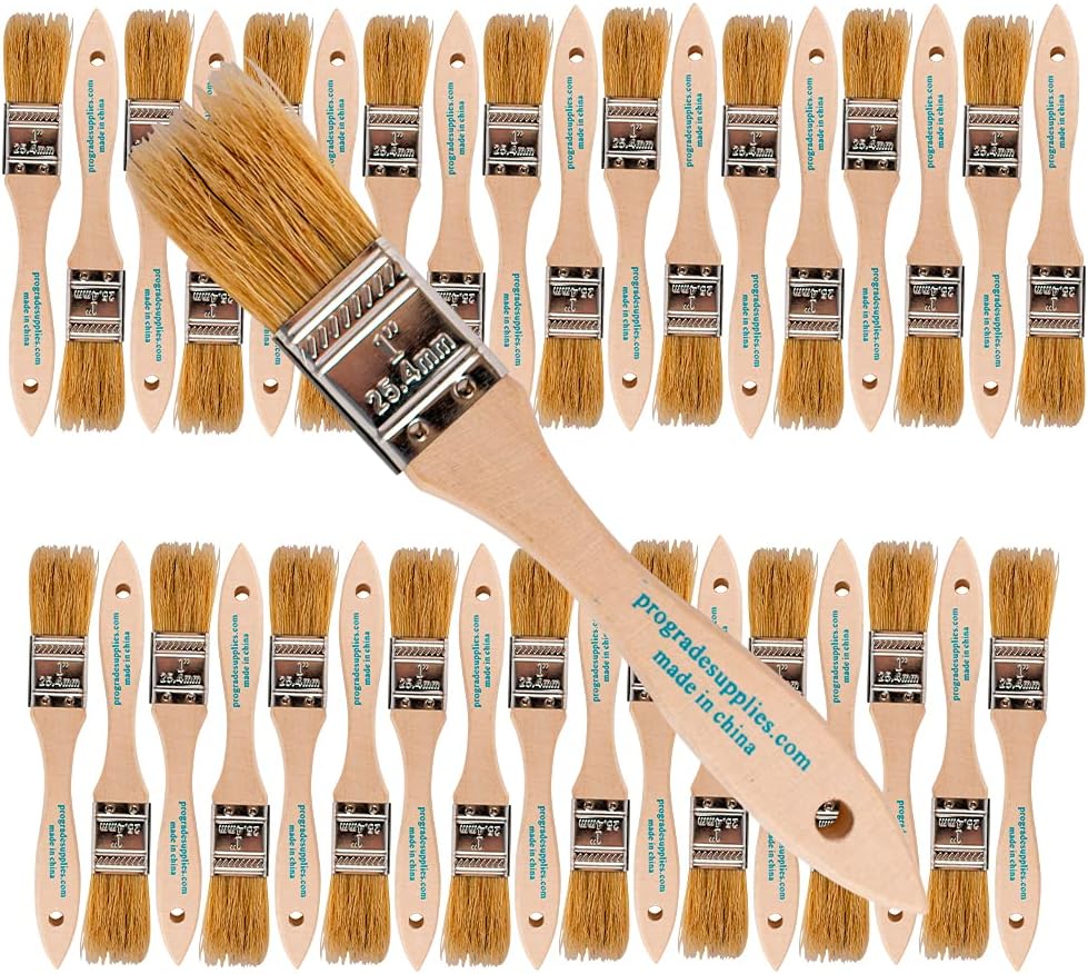 Amazon.com: Pro Grade - Chip Paint Brushes - 36 Ea 1 Inch Chip Paint ...