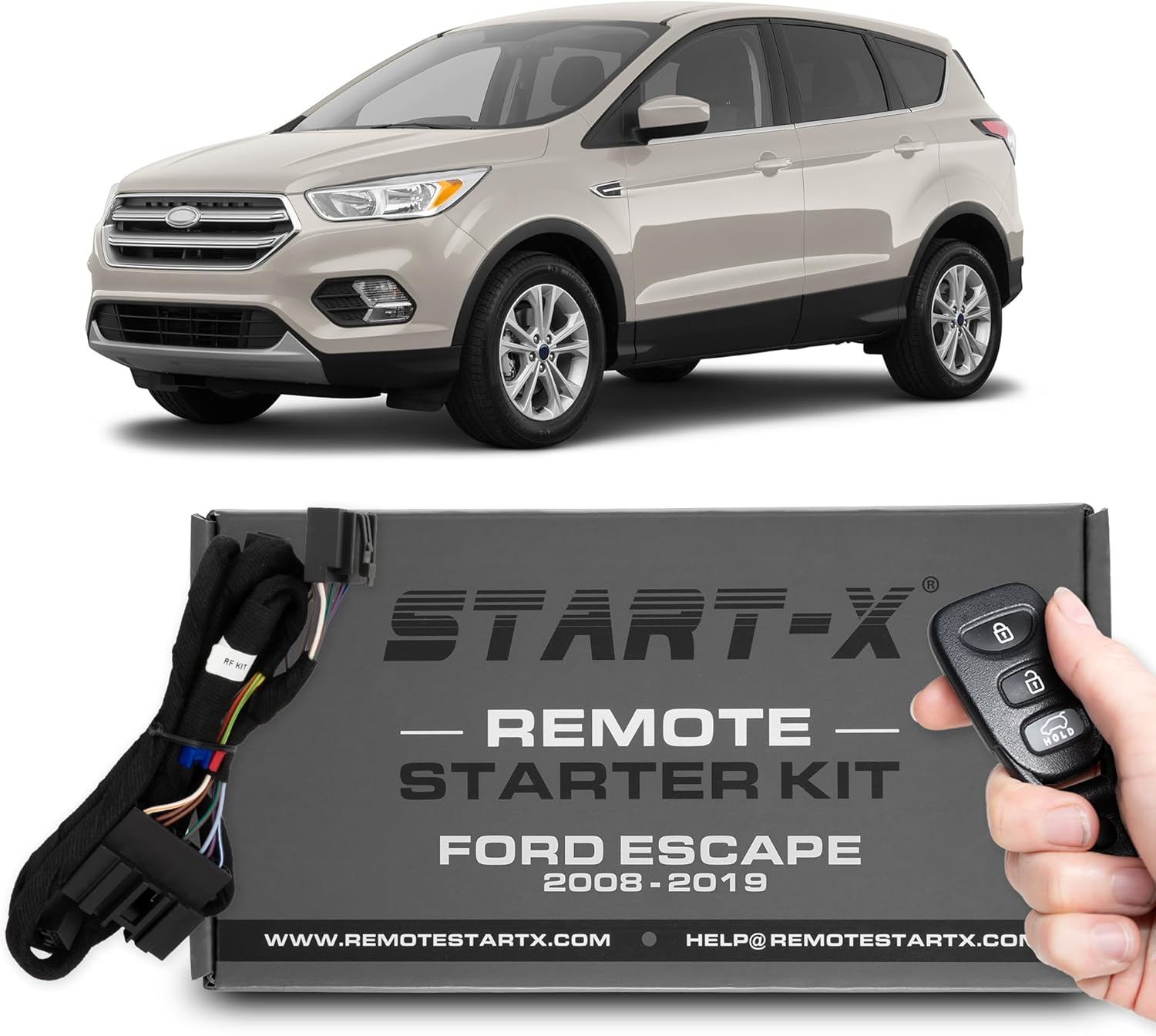 Amazon.com: Start-X Remote Starter Kit for Ford Escape 2008-2019 | Plug ...