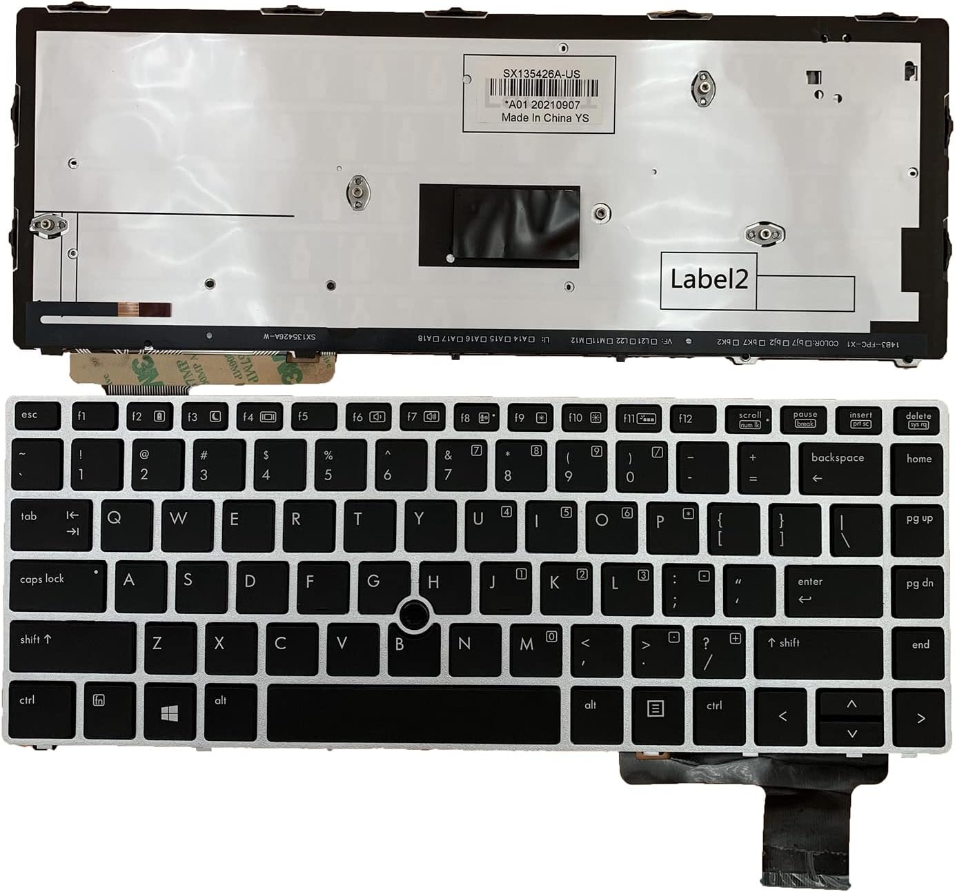 Amazon.com: New Replacement Keyboard for HP Elitebook 840 G9 G10 845 G9 ...