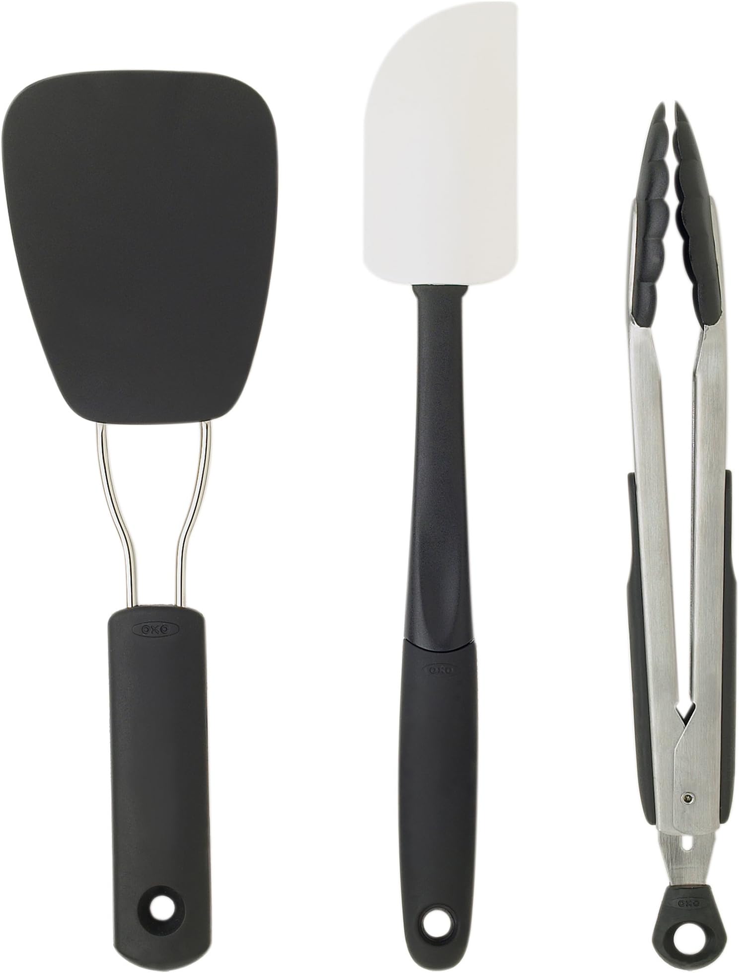 Amazon.com: OXO Good Grips 3-Piece Utensil Set fpr Non-Stick Cookware ...