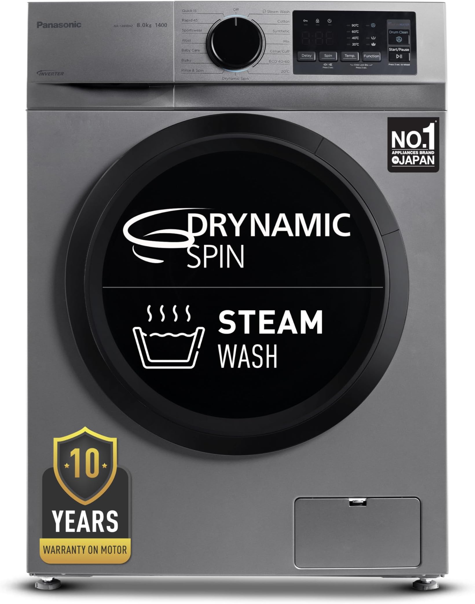 Godrej 8 Kg 5 Star, With AI Tech, Digi Inverter Fully-Automatic Front ...