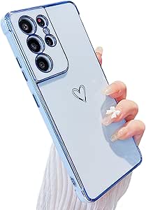 Amazon.co.jp: ZTOFERA Samsung Galaxy S25 Ultra 5G 用 ハートケース サムスン ギャラクシー S25 Ultra 5G ケース 心パターン 柔軟 ...