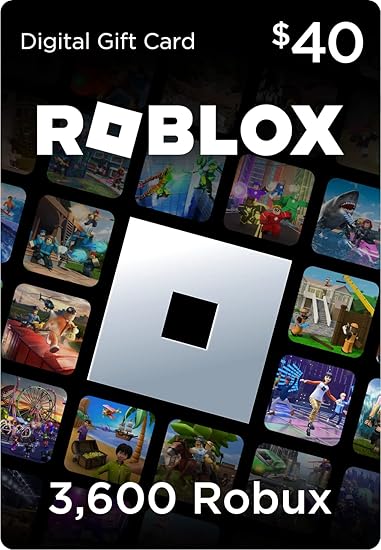 Amazon.com: Roblox Digital Gift Code for 3,600 Robux [Redeem Worldwide ...