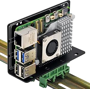 Amazon.com: DIN Rail Mount Bracket for Raspberry Pi 1A+ 1B+ 2B 3B 3B+ 4B 5 Zero/Arduino UNO R2 ...