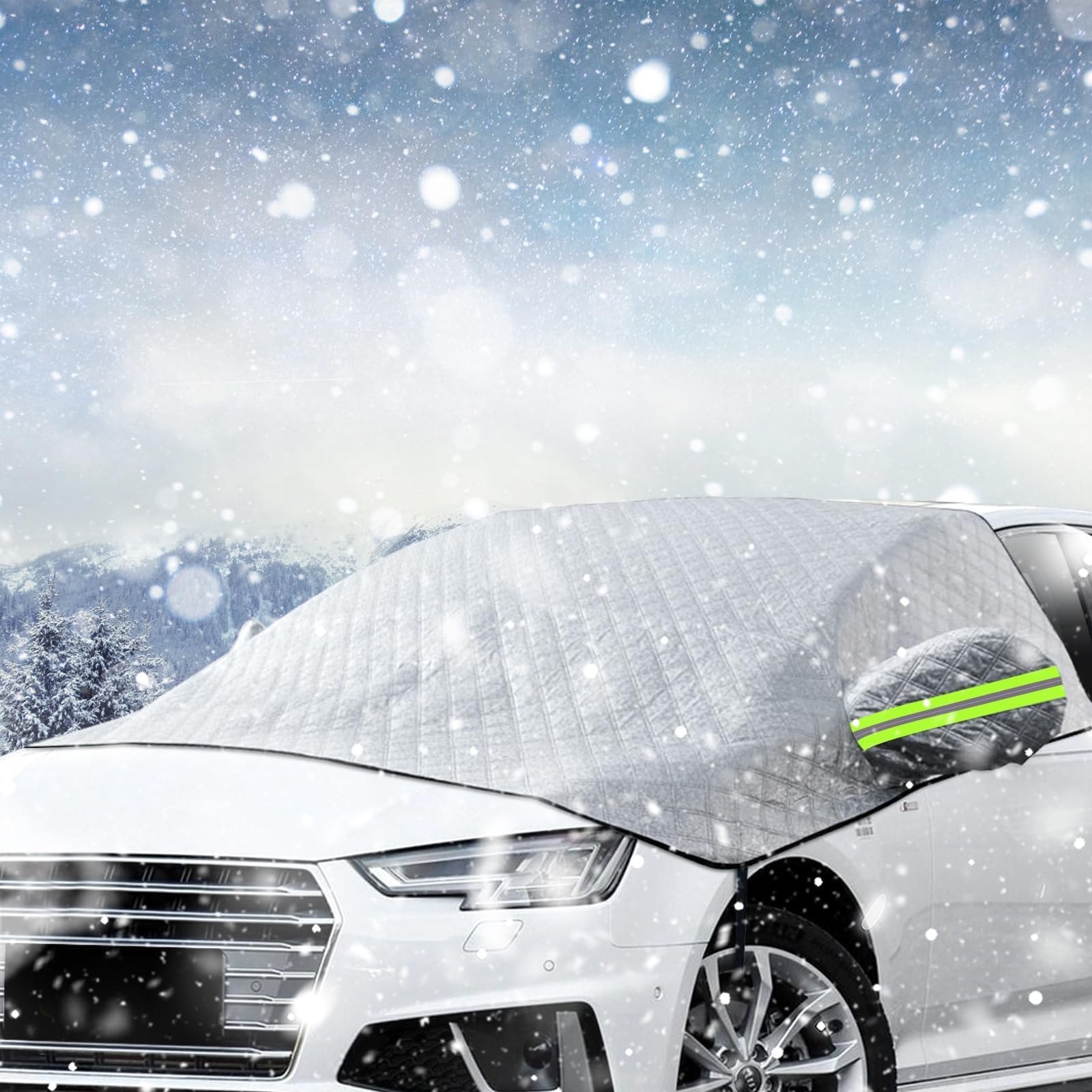 Car Windscreen Covers Frost for Winter, Snow UV Ice Protection ...