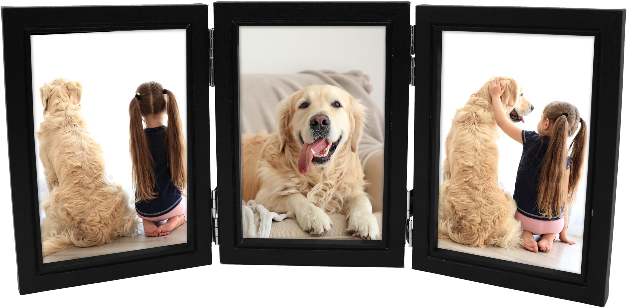 Shudehill 2" x 3" Triple Photo Frame 3 Way Travel Frame Gift Occasion ...
