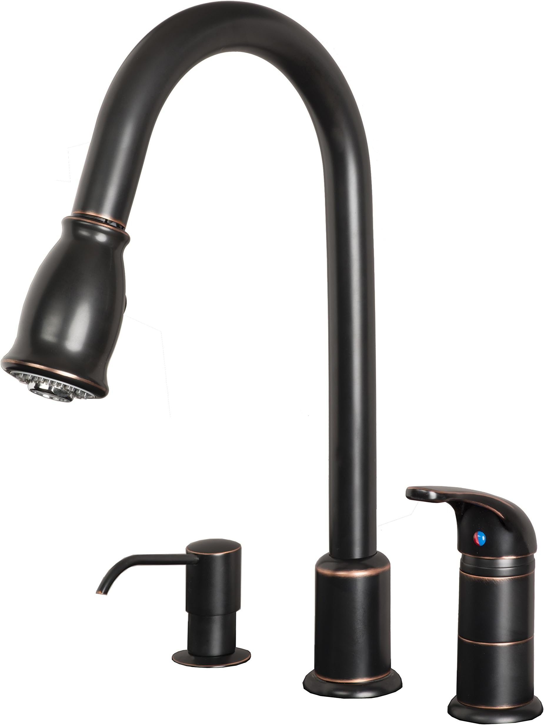 KOHLER Ealing K-R28703-SD-BL Single Handle Pull-Down Kitchen Faucet ...