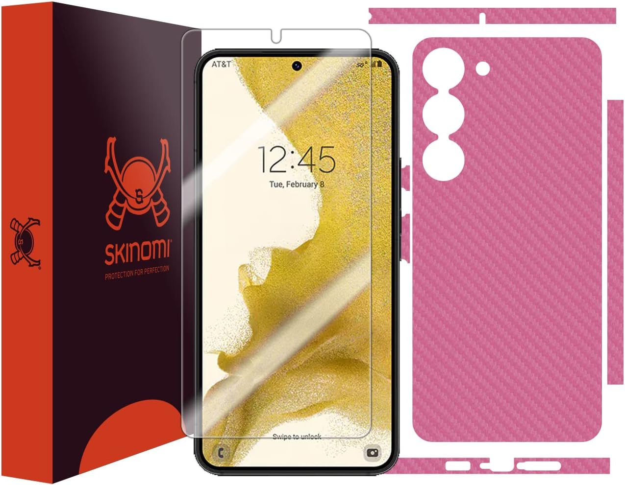 Amazon.com: Skinomi Pink Carbon Fiber Full Body Skin Compatible with ...
