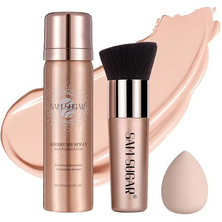 Amazon.com : AirBrush Foundation Spray, Liquid Foundation Makeup Set ...