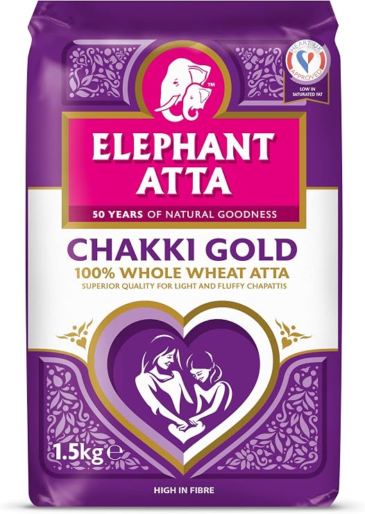 Elephant Atta Chakki Gold Premium Chapatti Flour 1.5kg - 100% ...