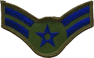 Amazon.com: USAF Chevron Subdued BDU (Pair) (Small, A1C Airman First ...