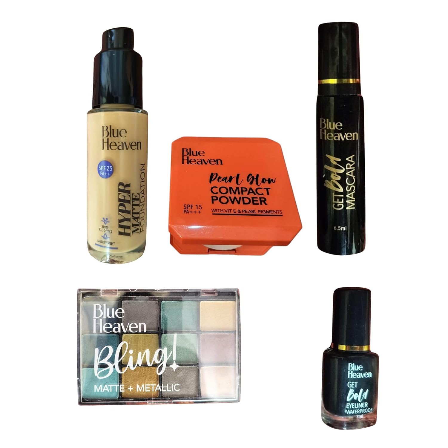 BLUE HEAVEN makeup kit (5 Items in the set) : Amazon.in: Beauty