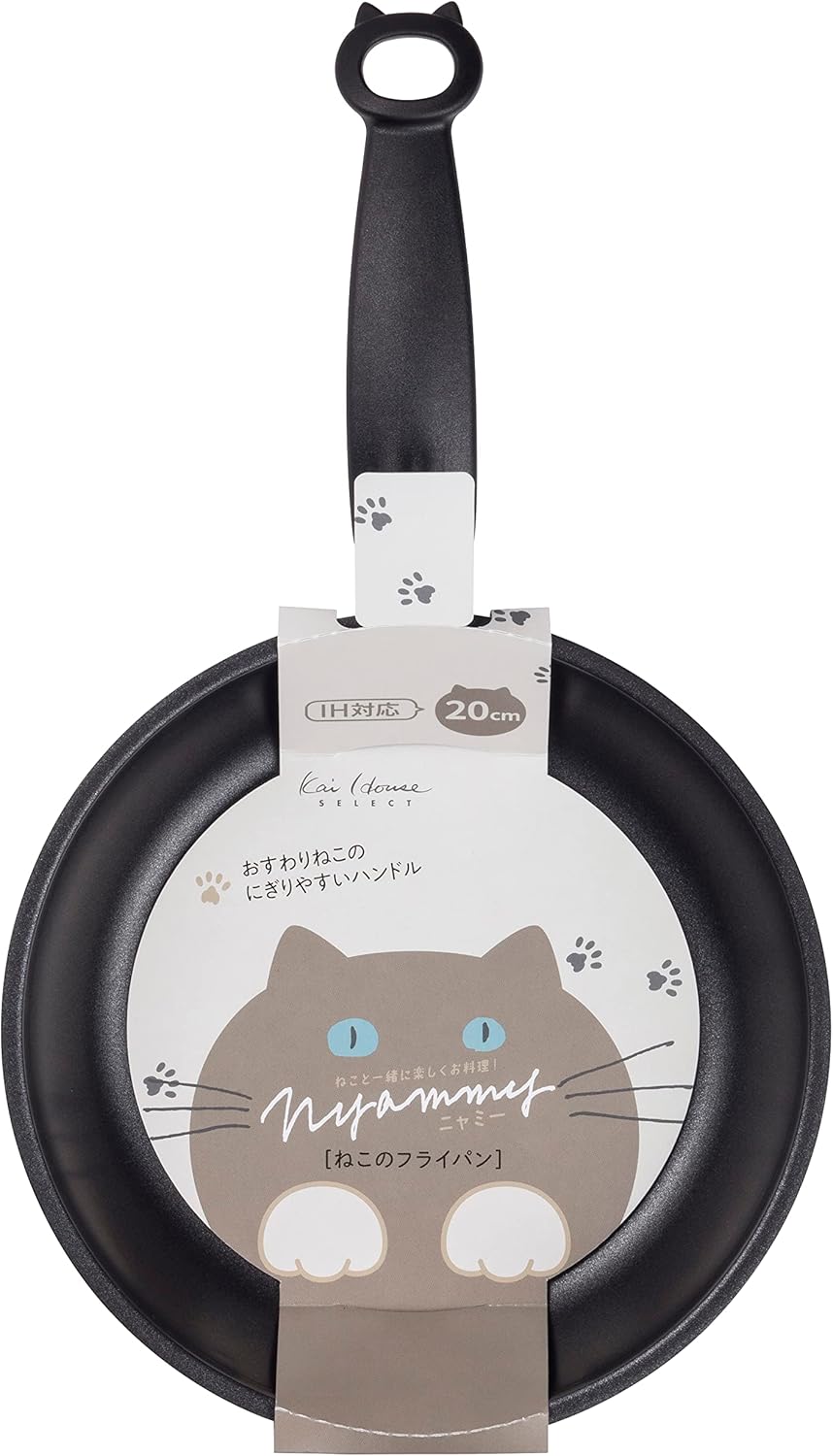 Amazon.com: Kai Corporation KAI DW5662 Cat Frying Pan, 7.9 inches (20 ...
