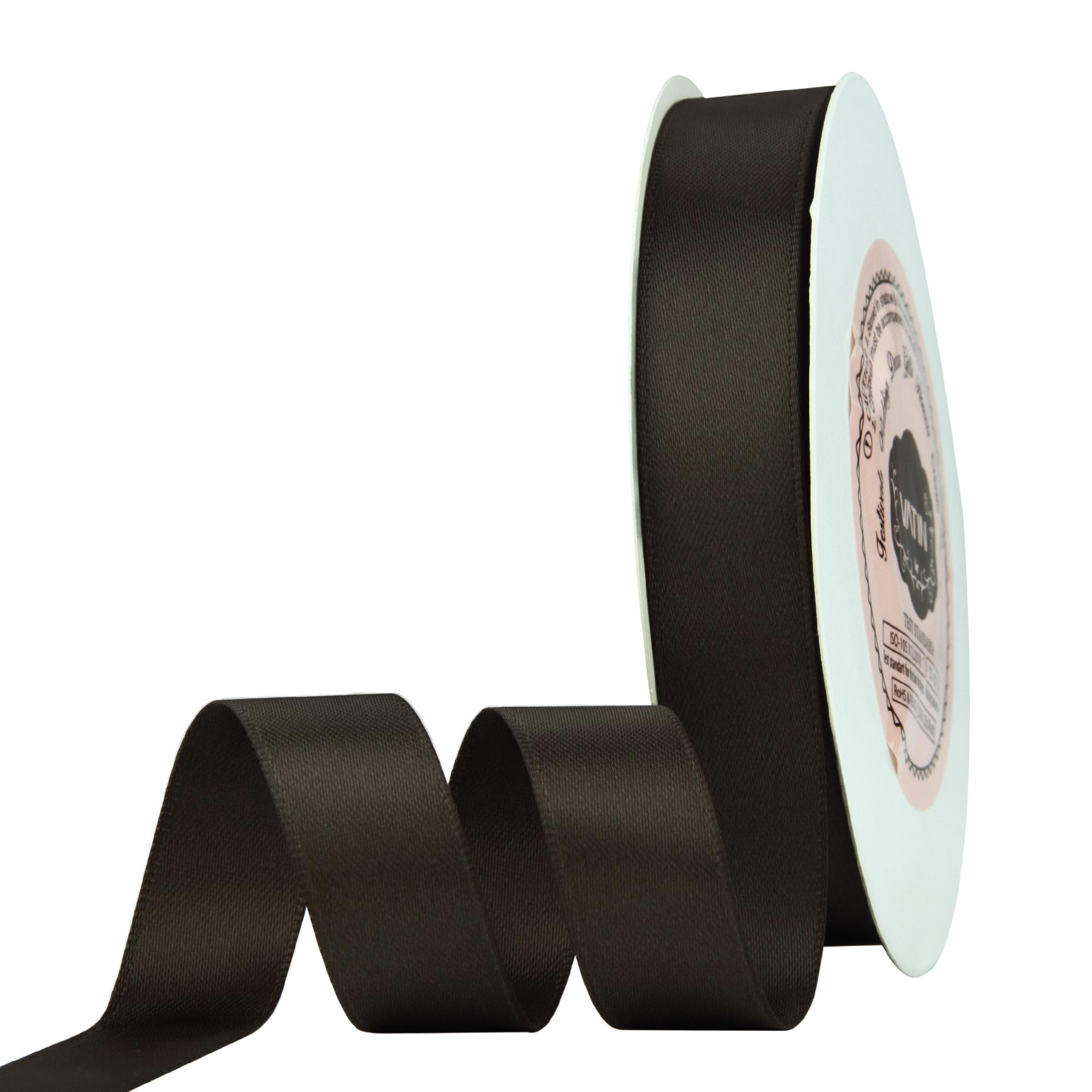 Snapklik.com : VATIN Double Face Dark Olive Satin Ribbon 5/8 ...