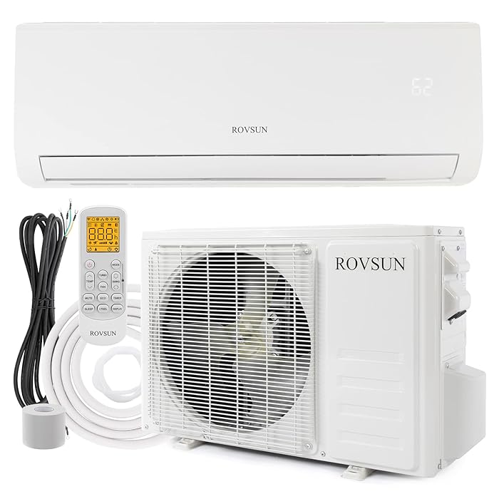 Buy ROVSUN 12,000 BTU Ductless Mini Split AC/Heating System, Split ...