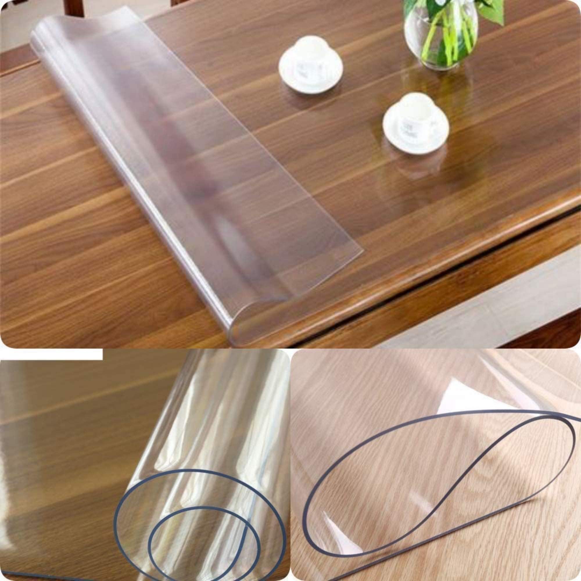 PVC Vinyl Tablecloth Cover Protector in Width 140cm – Sold by the meter ...