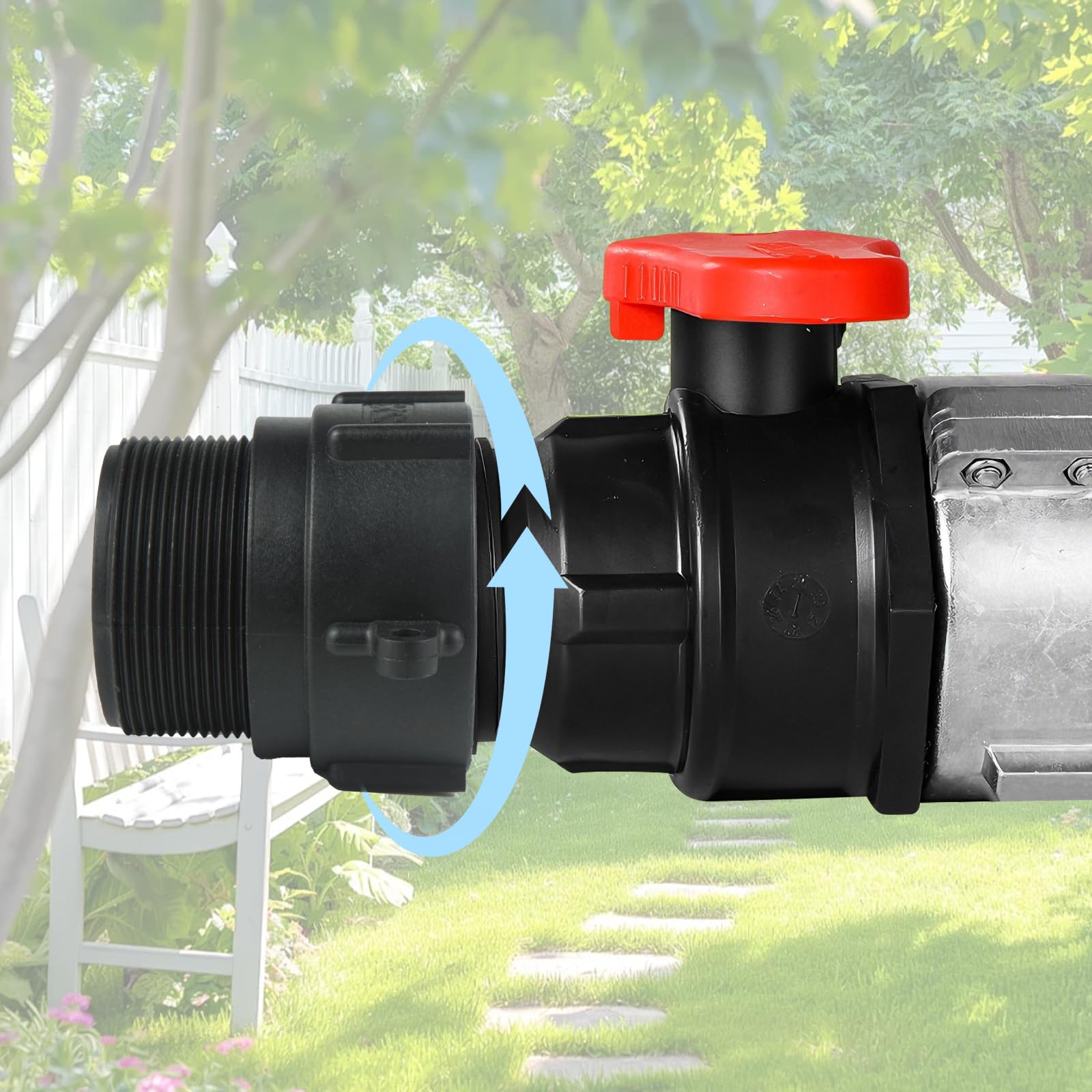 Snapklik.com : IBC Tote Fittings Adapter 2" Female Buttress Coarse ...