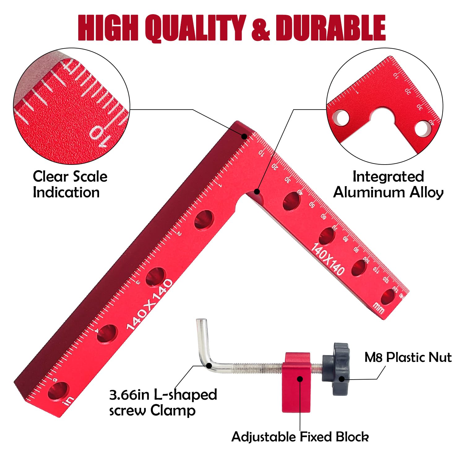 Snapklik.com : Socpuro 90 Degree Positioning Squares Right Angle Clamps ...