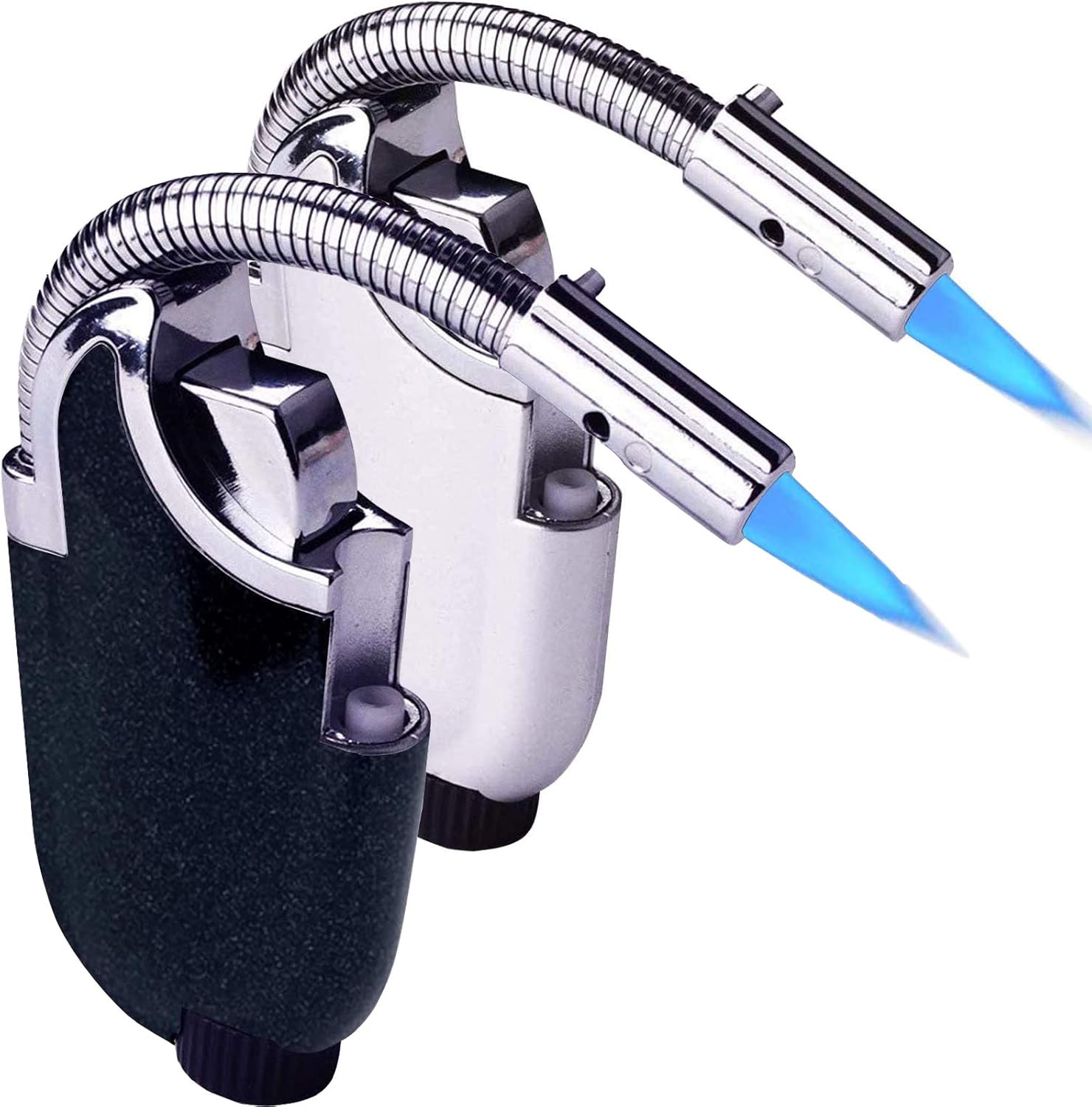 Amazon.com: Refillable Butane Torch Lighter 2pcs, with 360°Flexible ...