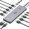 Amazon.com: HODO USB C HUB Multiport Adapter Docking Station USB C to 2 ...