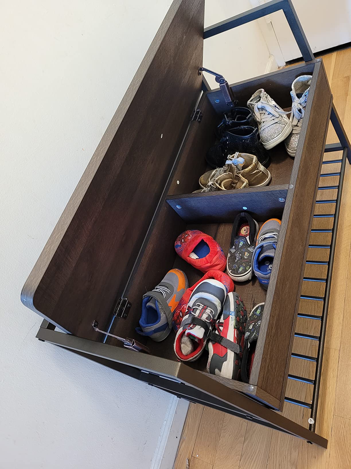 $16/mo - Finance Sauder North Avenue Storage Bench, Charter Oak finish ...