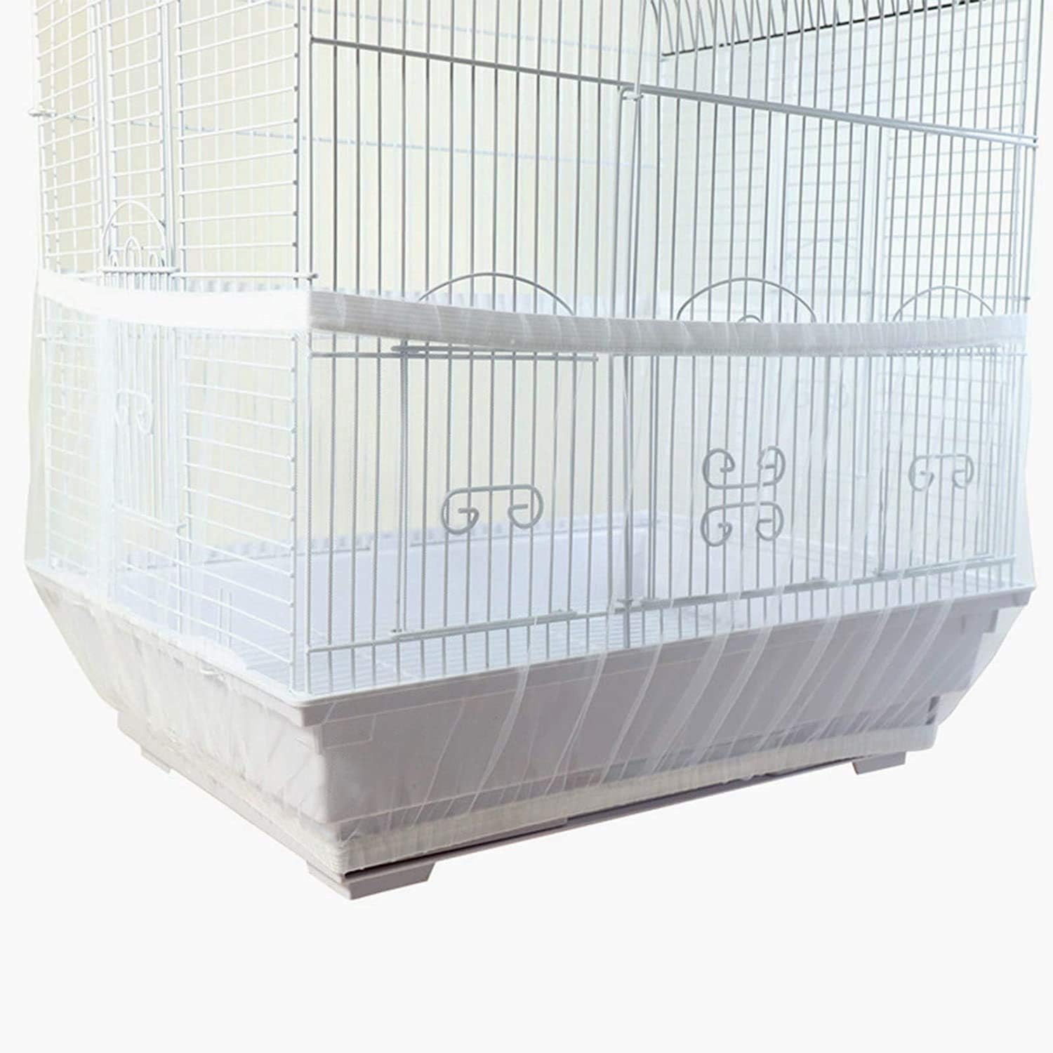 Snapklik.com : 4 Colors Ventilated Nylon Bird Cage Cover Shell Seed ...