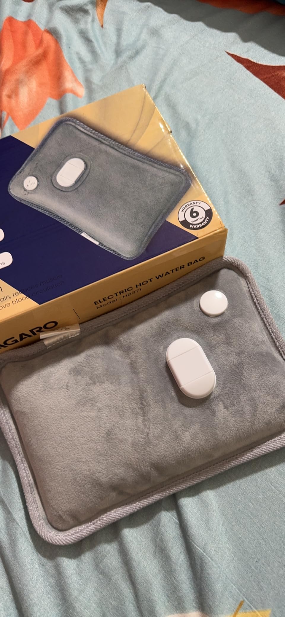 AGARO Electric Hot Water Bag HB361, For pain relief, heating bag ...