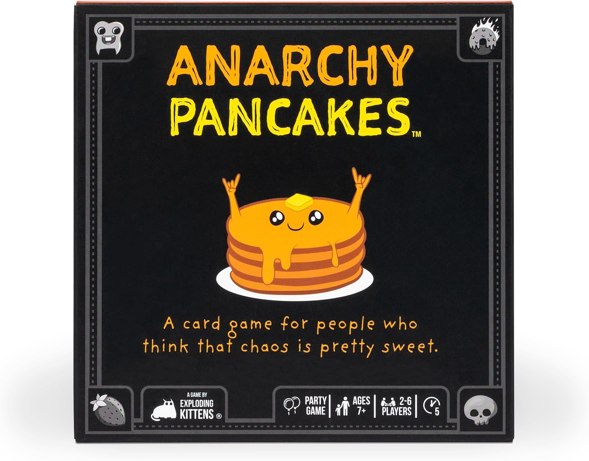 Exploding Kittens Anarchy Pancakes - Family-Friendly Party Games - Card ...