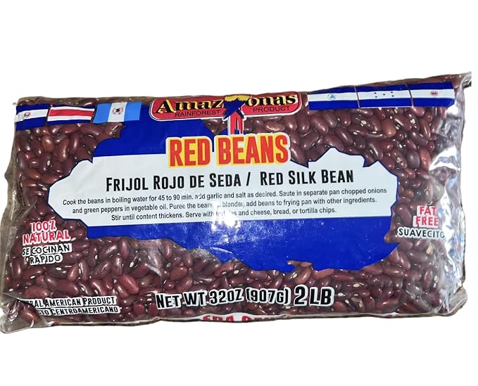 Amazon.com : frijoles de seda rojos centroamericanos 2 libras : Grocery ...