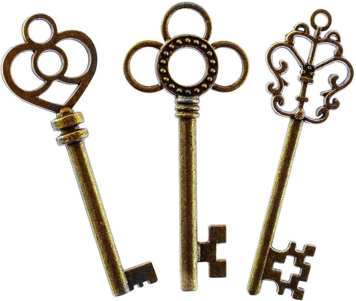 Amazon.com: Honbay Mixed Set of 30 Large Skeleton Keys in Antique ...