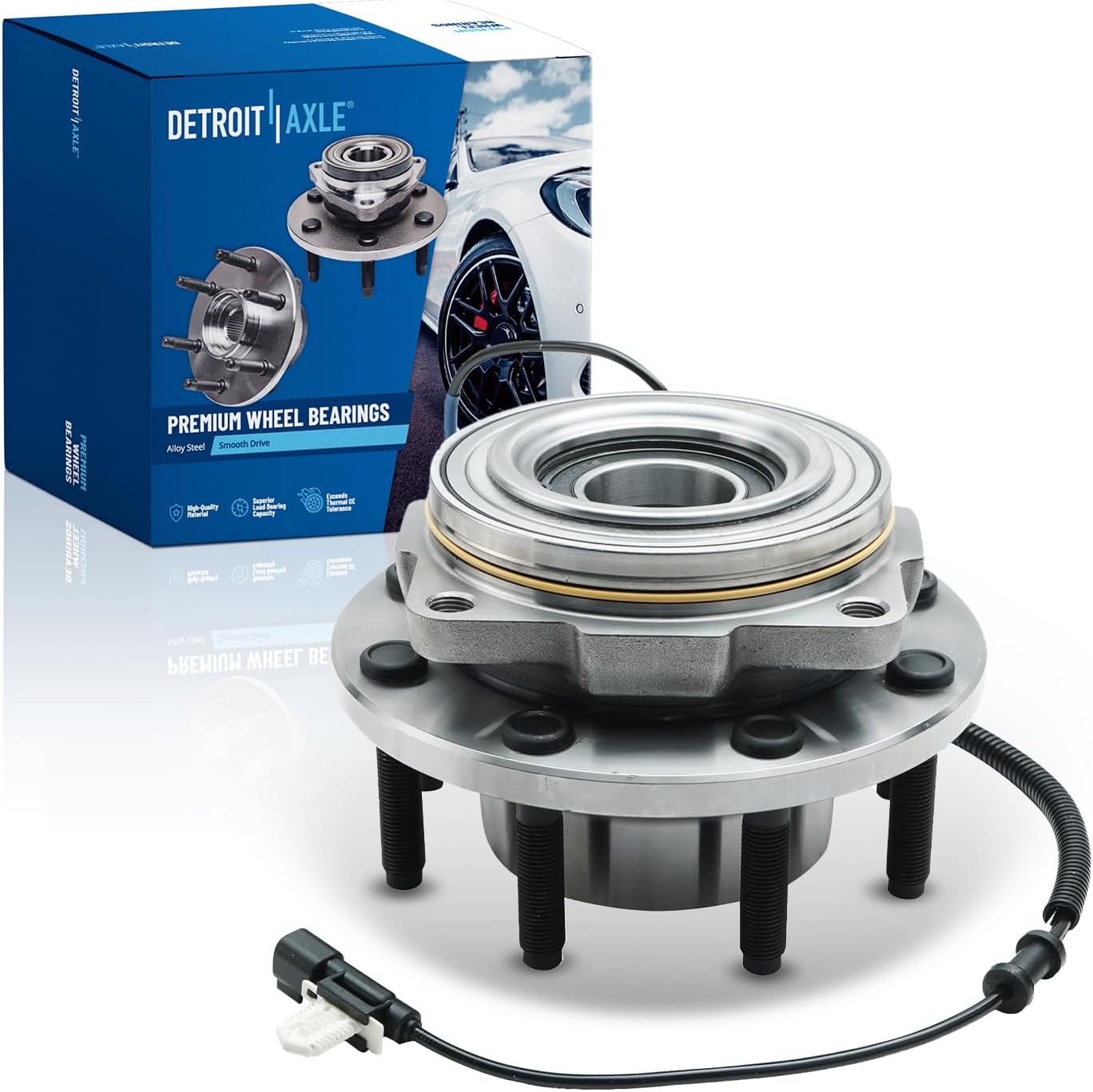Amazon.com: Detroit Axle - 4WD Front Wheel Bearing Hub for Ford F-250 F ...