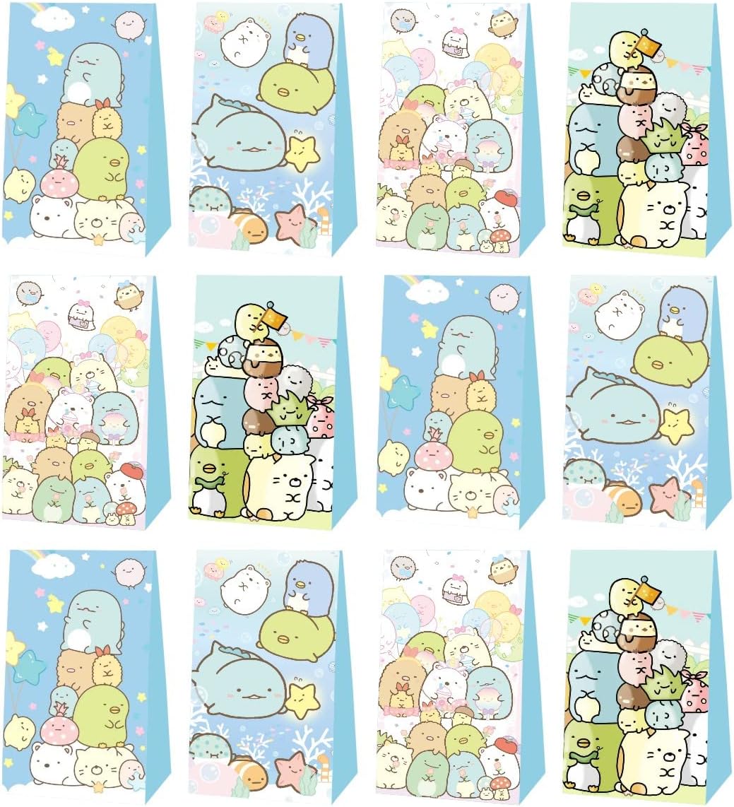 Amazon.com: Justion 12pcs SUMlKKO GURASHl Party Favor Bags,Birthday ...