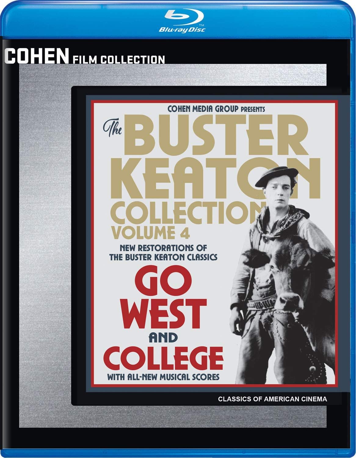 Amazon.co.jp: The Buster Keaton Collection: Volume 4 (Go West / College ...