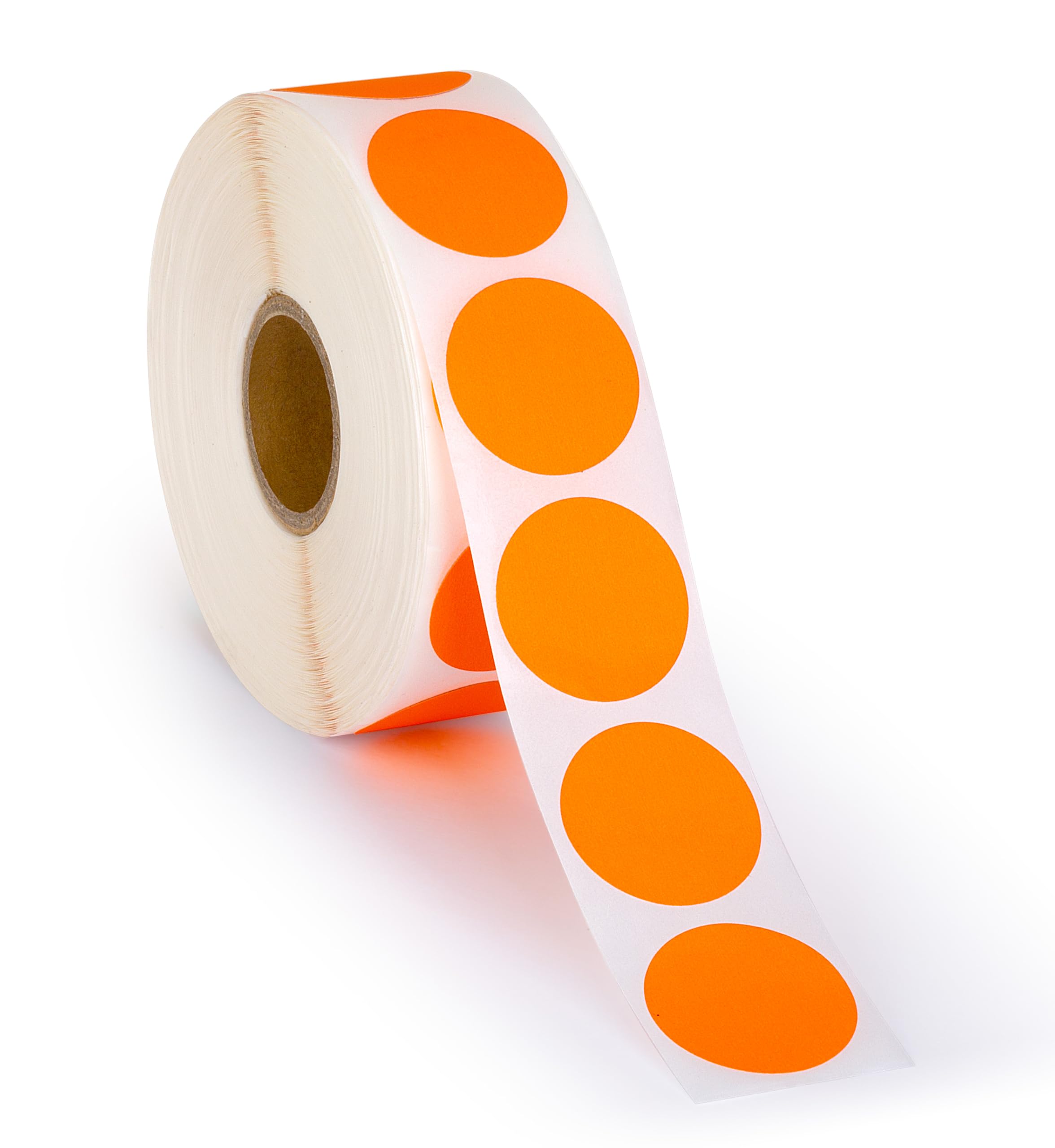 Amazon.com : 2000pcs Neon Orange Dot Sticker Label Roll, 1" Diameter ...