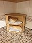 Navaris Wooden Bread Box - Countertop Kitchen Farmhouse Corner Wood ...