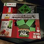 Amazon.com: Mattel Minecraft Exploding RC Creeper with Lights & Sounds ...