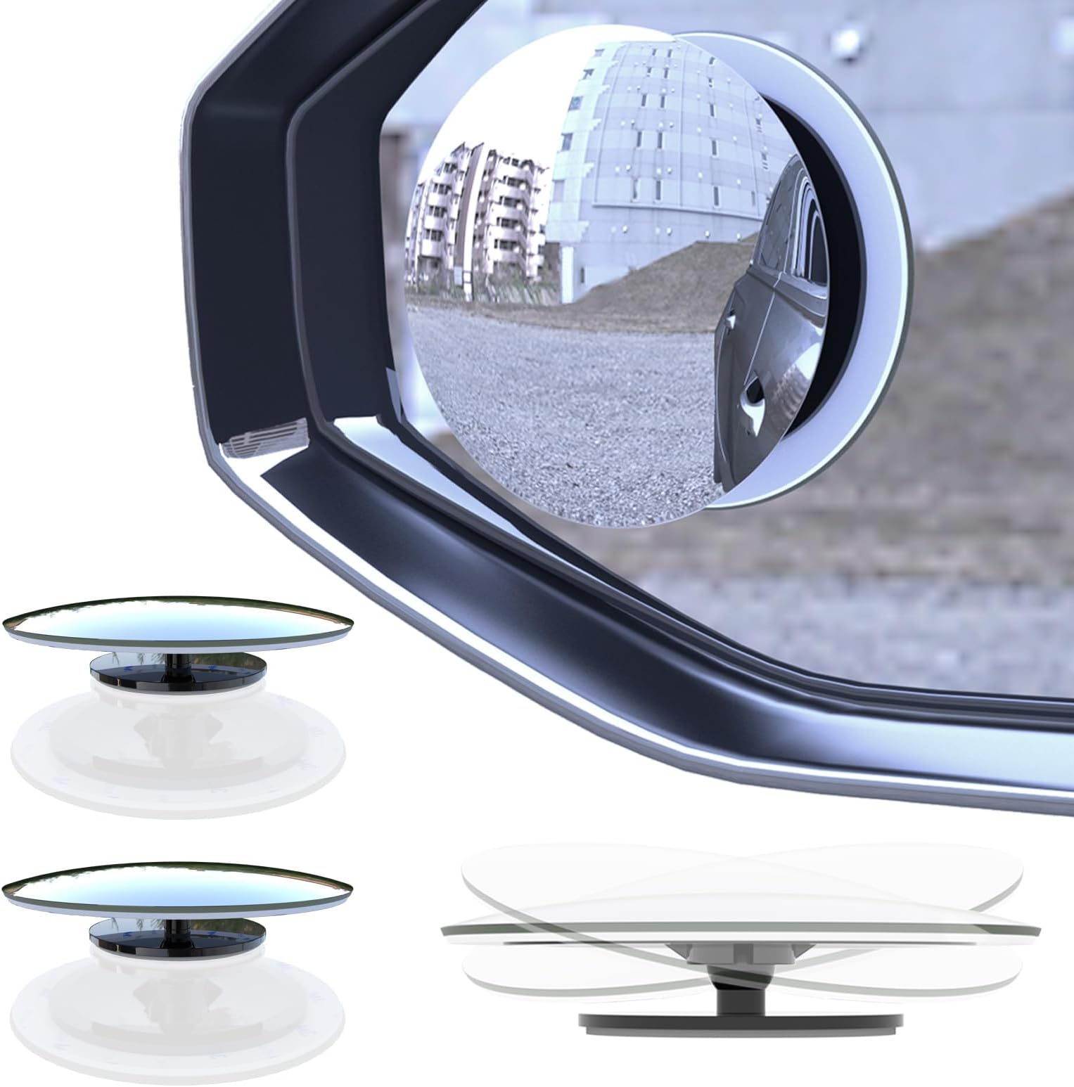 Amazon.com: 2PCS Mini Small Blind Spot Mirror, Yusheng 1.57"(40mm ...