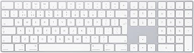 Apple Magic Keyboard with Numeric Keypad: Bluetooth, rechargeable ...
