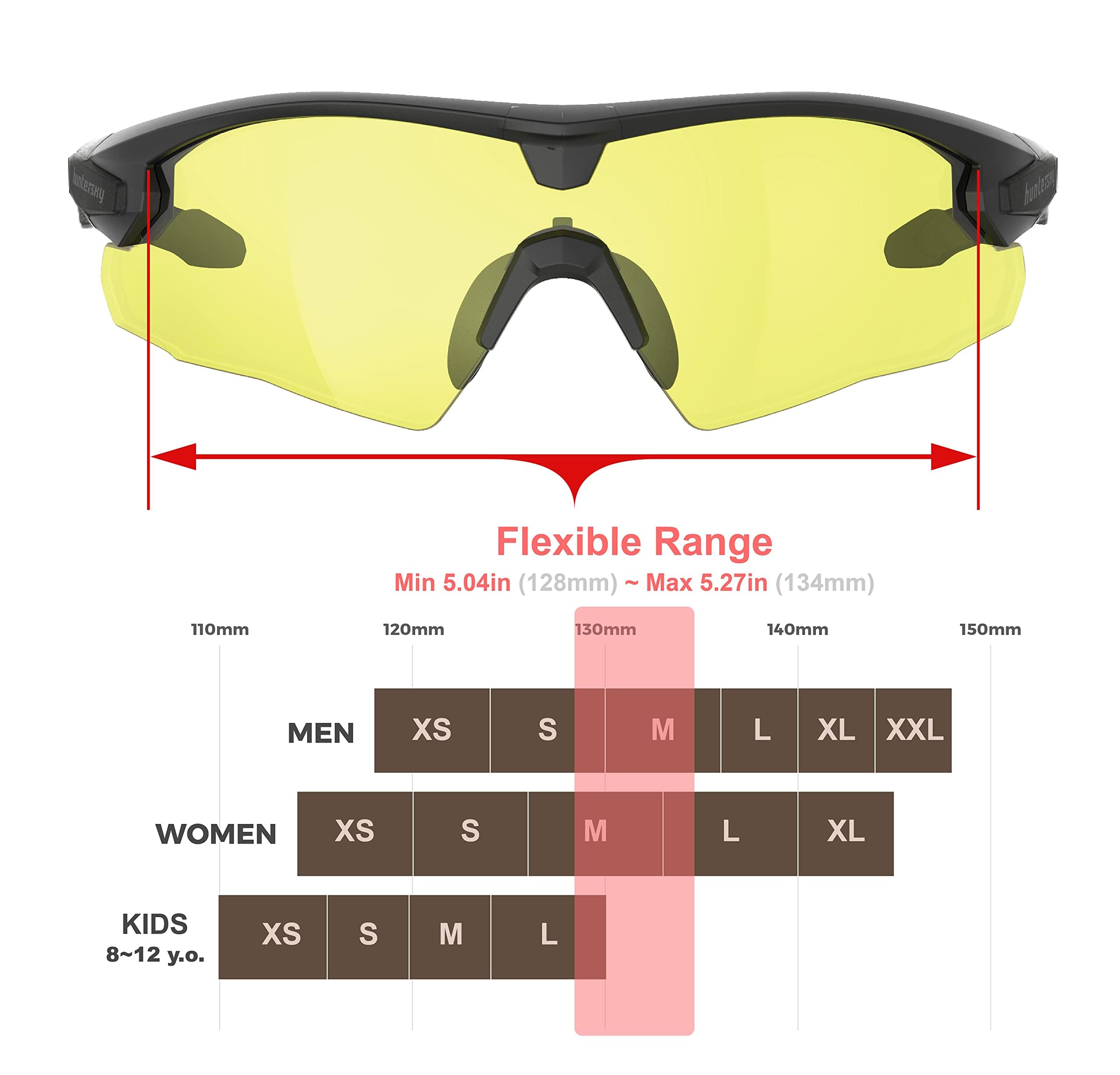 Snapklik.com : Q57 Ballistic Tactical Shooting Yellow Safety Glasses ...