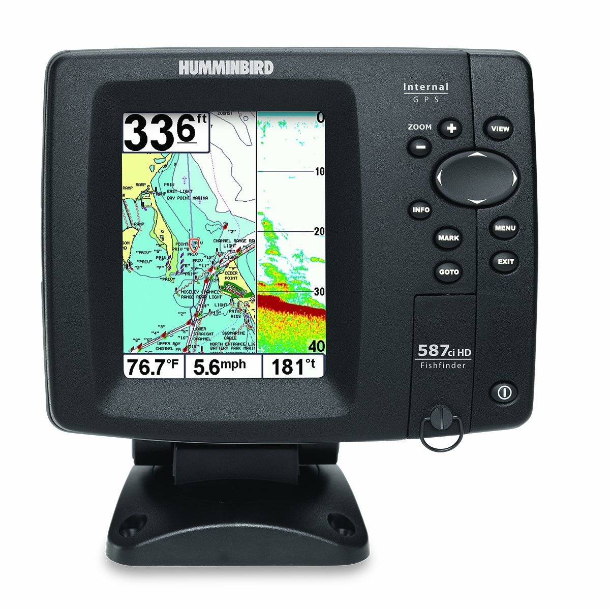 Humminbird 407900-1 Fishfinder 587ci HD GPS Combo : Amazon.ca: Sports ...